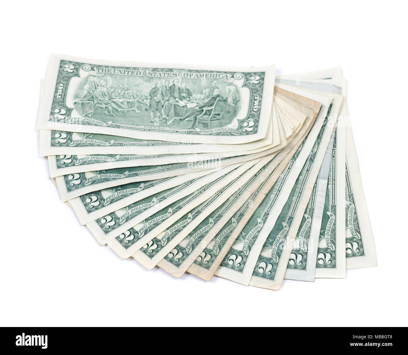 Fan of us dollar bank notes Stock Photo - Alamy