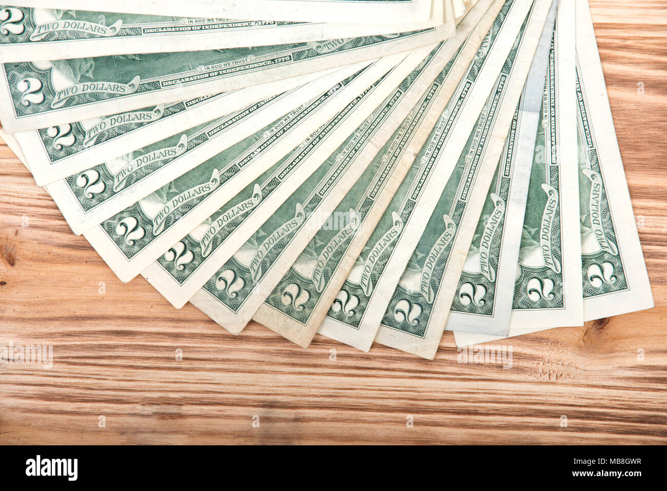Fan of us dollar bank notes Stock Photo - Alamy