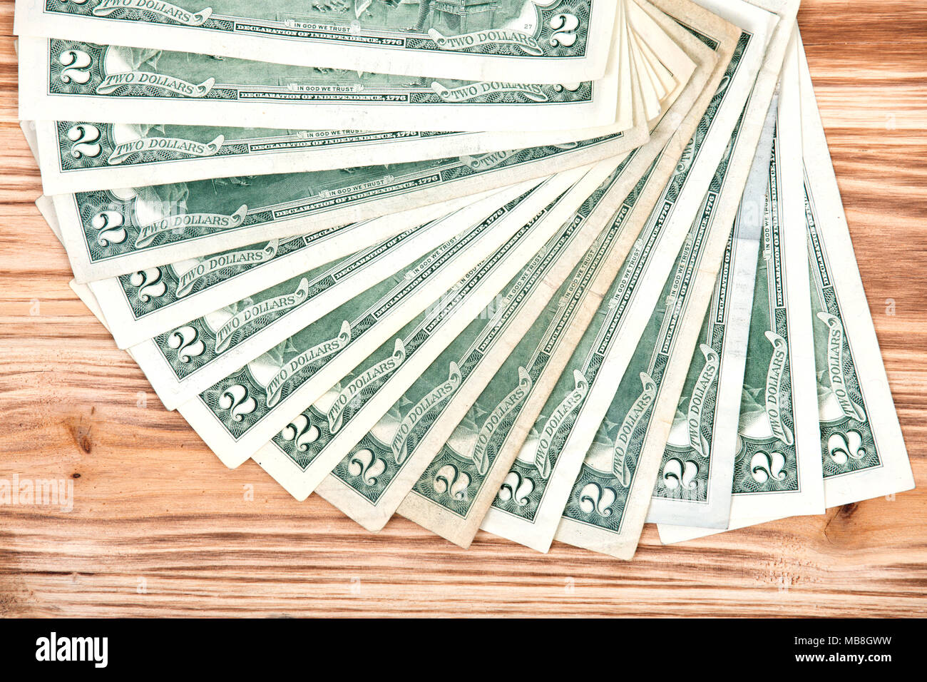 Fan of us dollar bank notes Stock Photo - Alamy