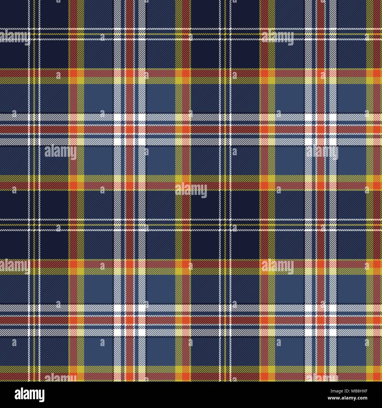 Color tartan fabric texture seamless pattern. Vector illustration Stock ...