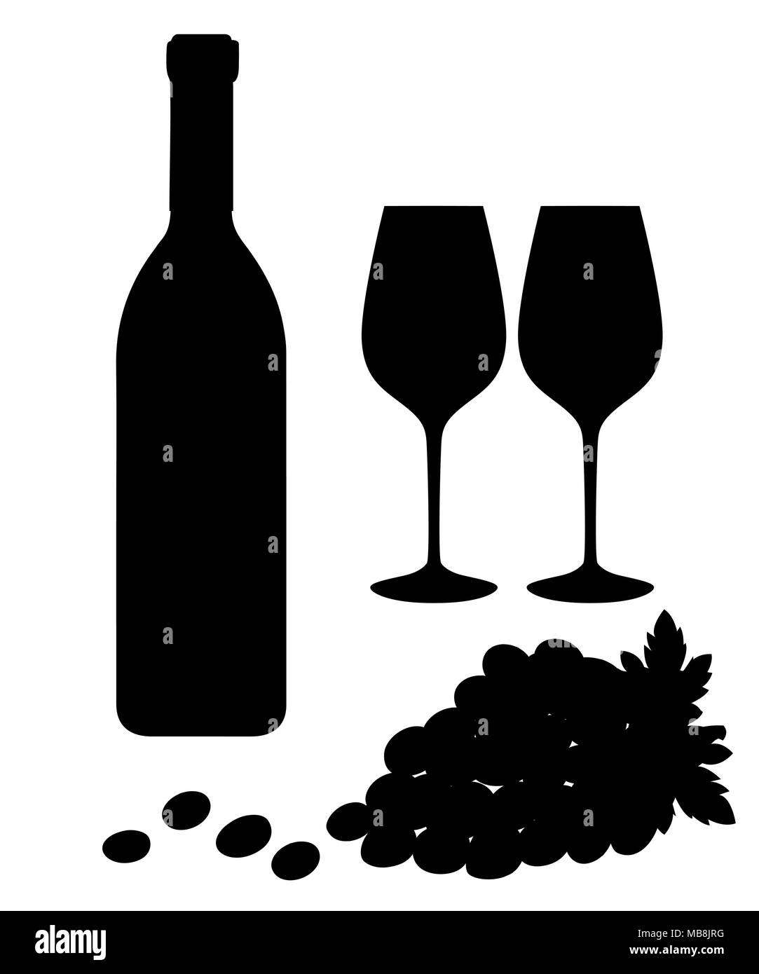 Leaf on wet black Stock Vector Images - Alamy