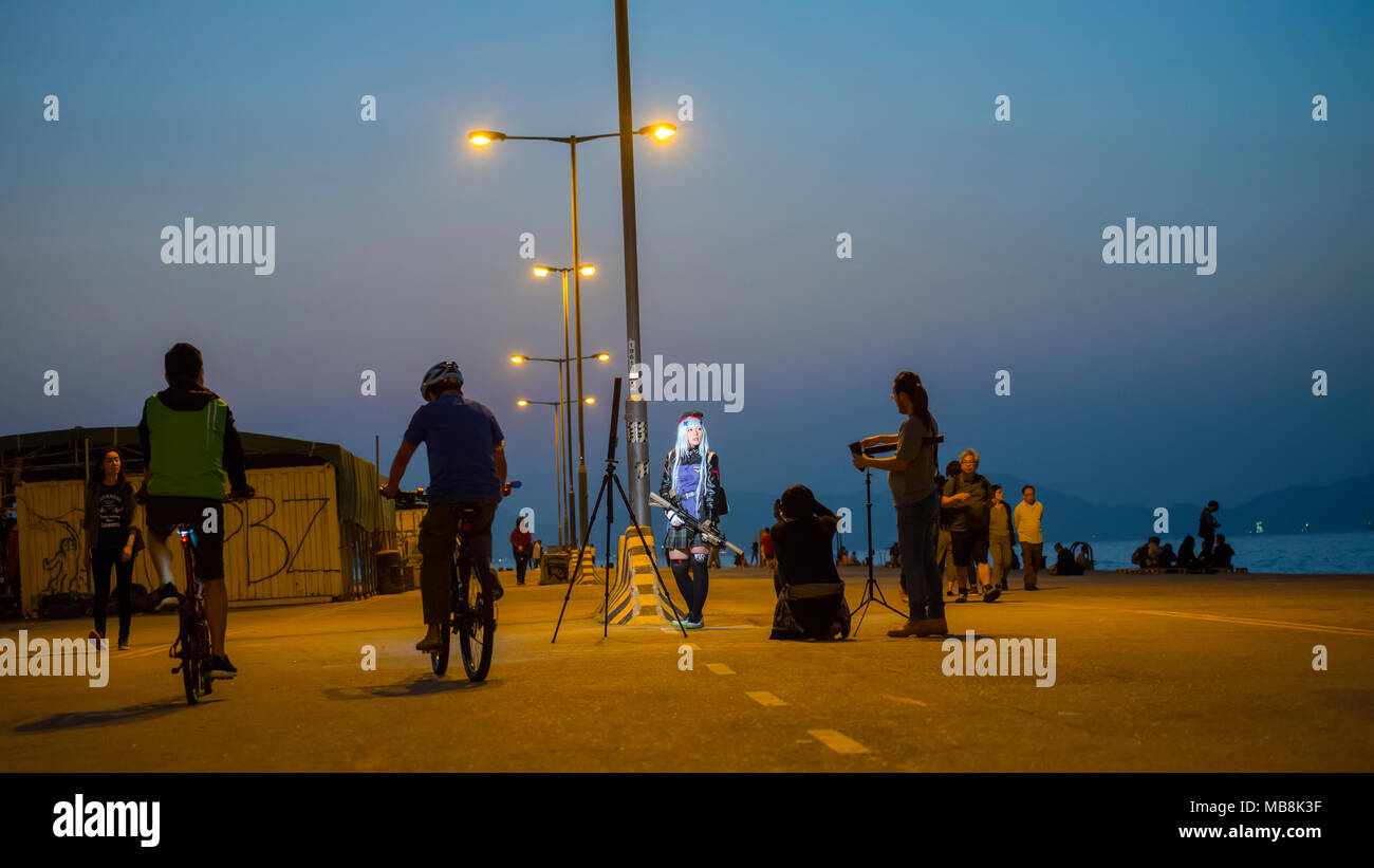 People taking pictures at Western District Public Cargo Pier (aka ...