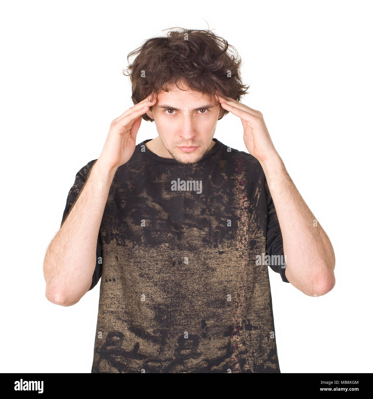 Man concentrating hi-res stock photography and images - Alamy