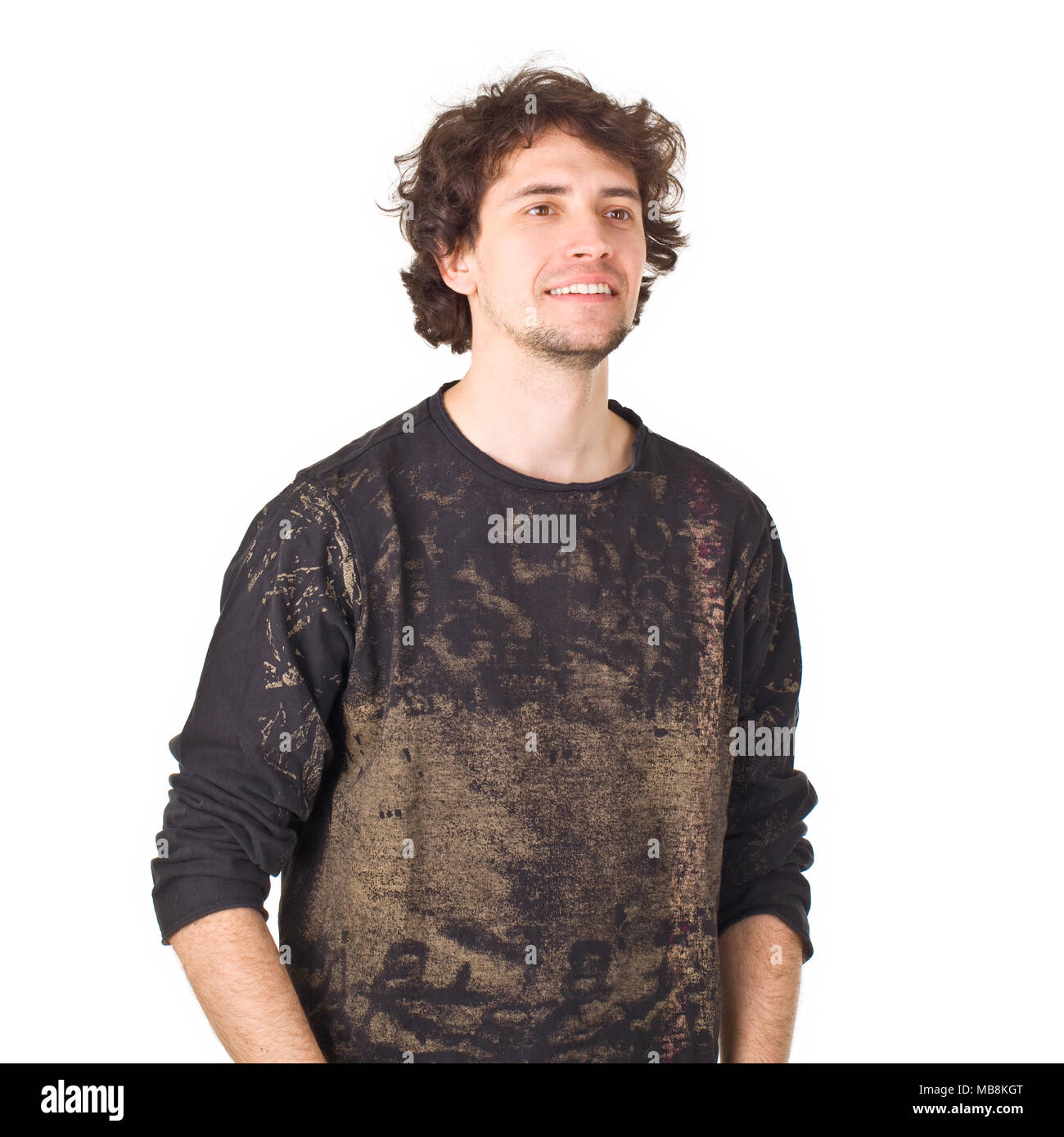 Time smiling man hi-res stock photography and images - Alamy