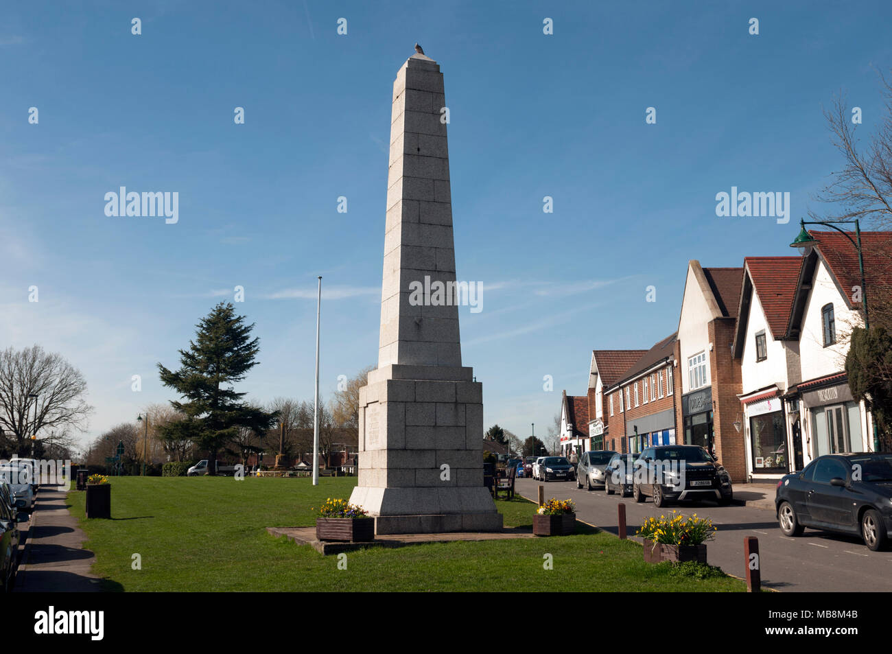 The cyclists memorial, Meriden, West Midlands, England, UK Stock Photo ...