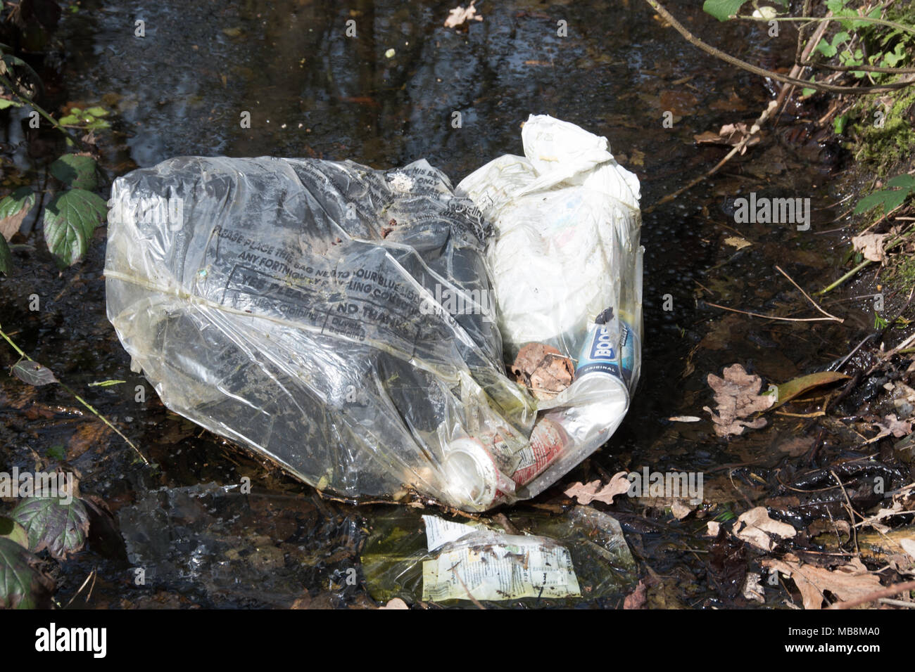 Littered ditch hi-res stock photography and images - Alamy