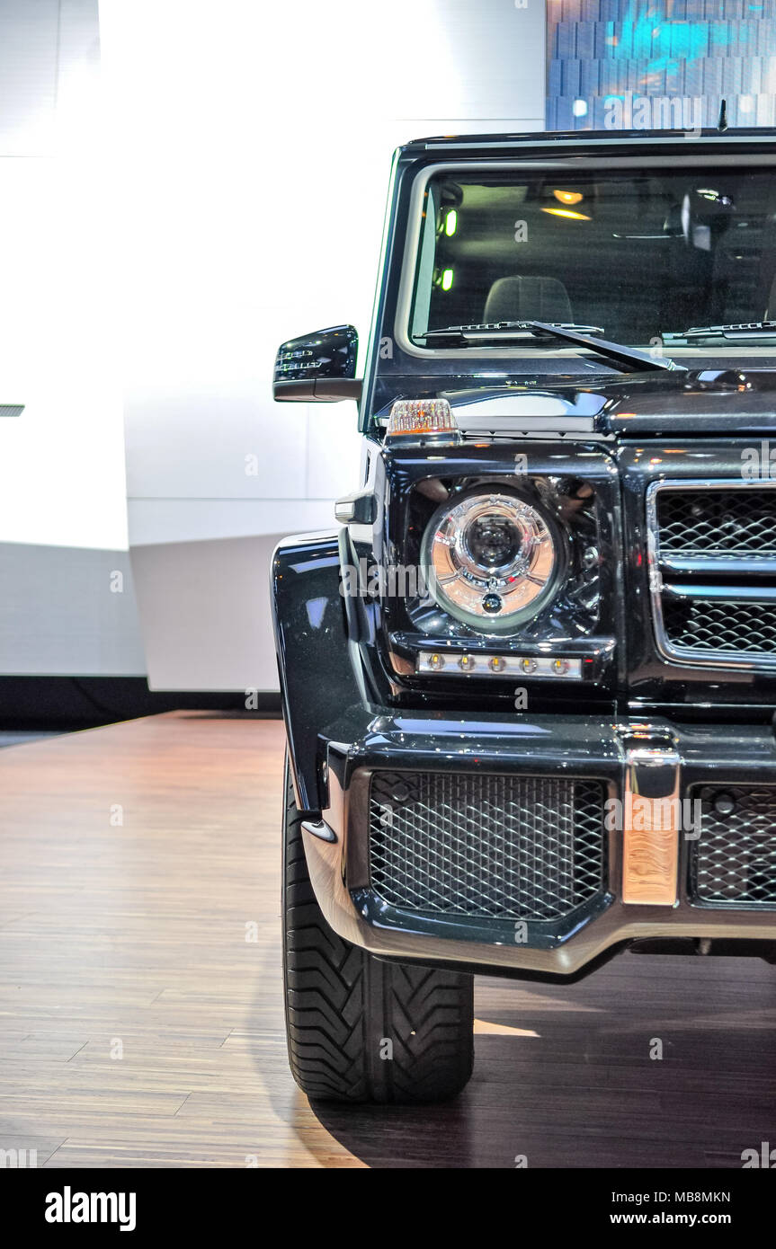 The mercedes benz booth hi-res stock photography and images - Alamy