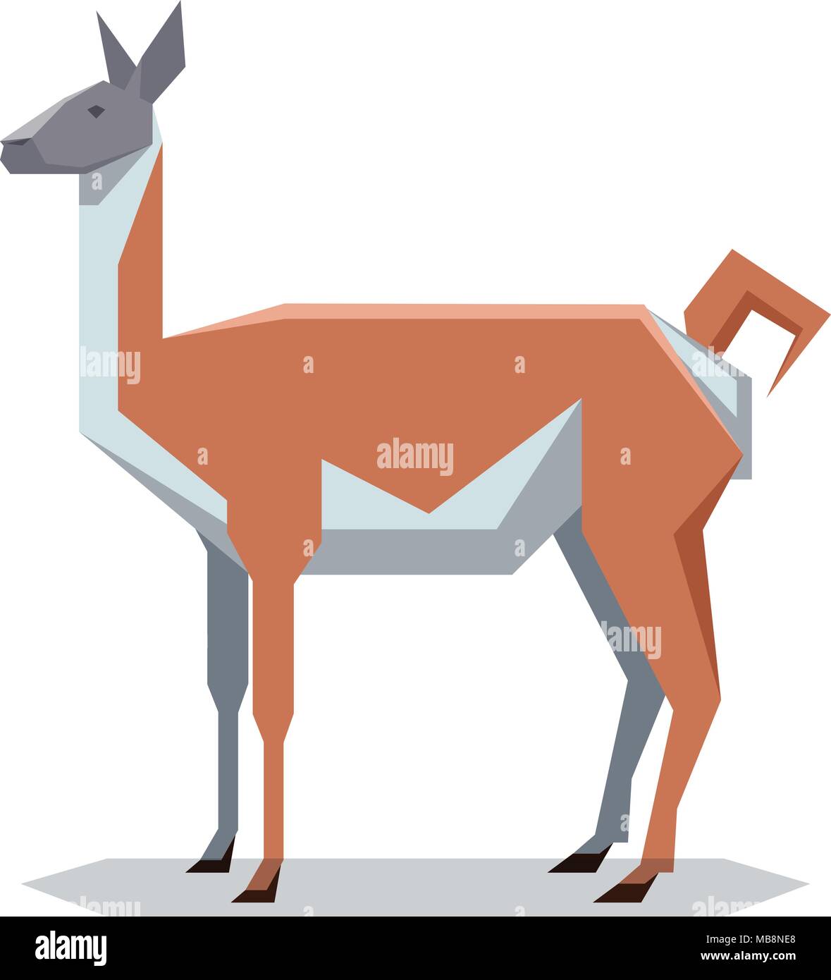 Guanaco Stock Vector Images - Alamy