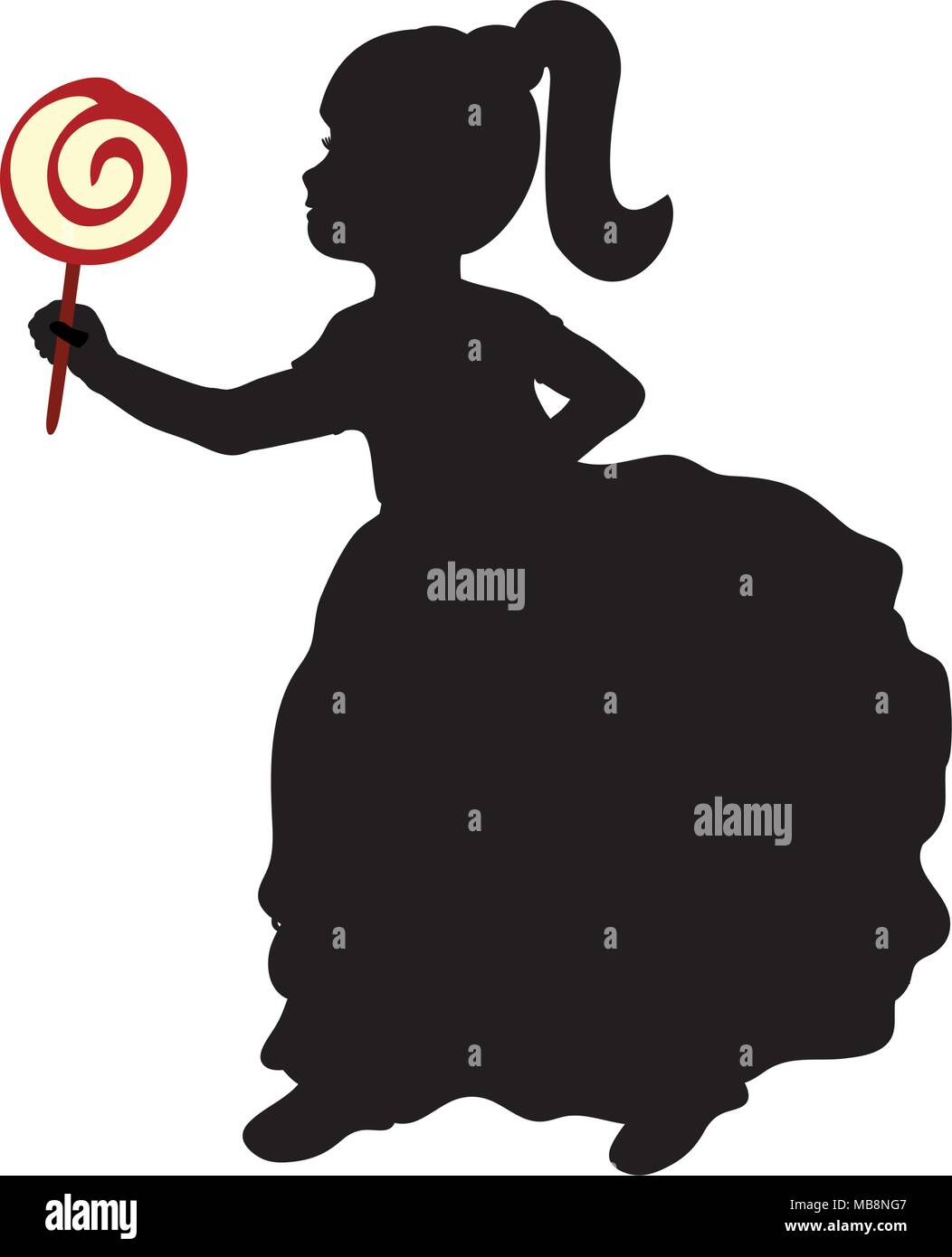 Child silhouette eating hi-res stock photography and images - Alamy
