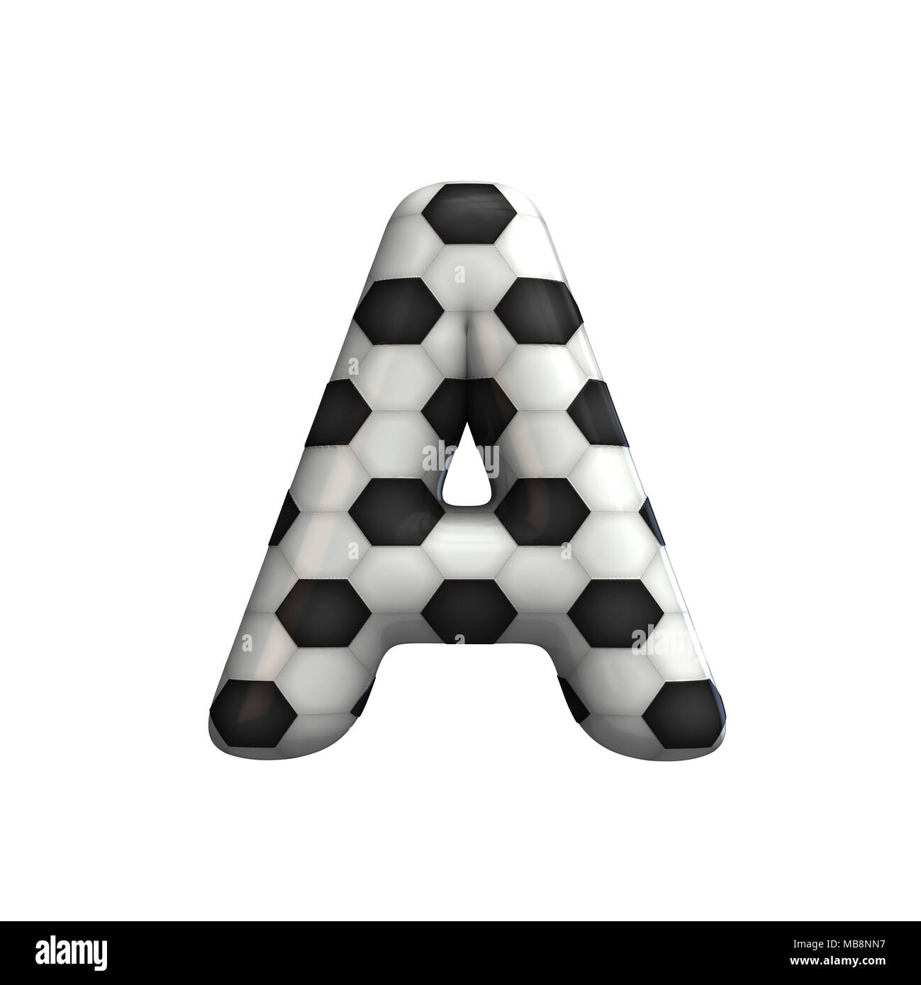 Soccer alphabet capital letter illustration hi-res stock photography ...