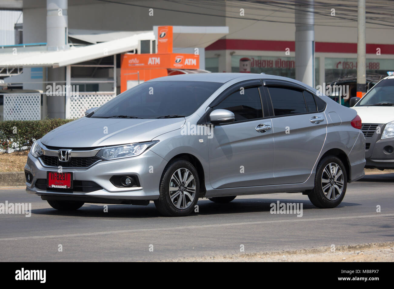 CHIANG MAI, THAILAND -MARCH 13 2018: Private Honda City Compact car ...