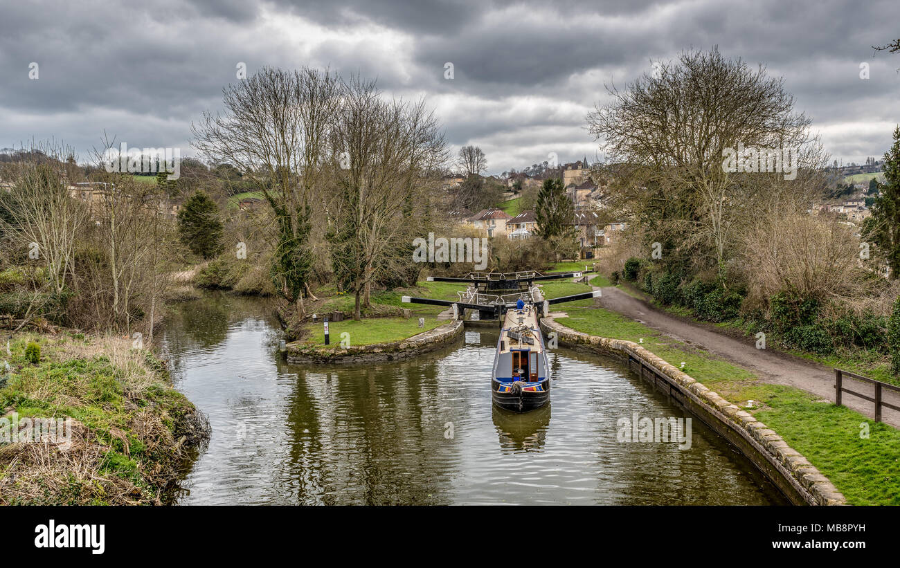 Canal Bridge Kennet And Avon Bath Sydney Gardens England High ...