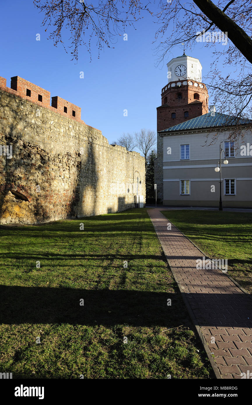Wieluń fortifications, defensive walls, architecture, old, historical ...