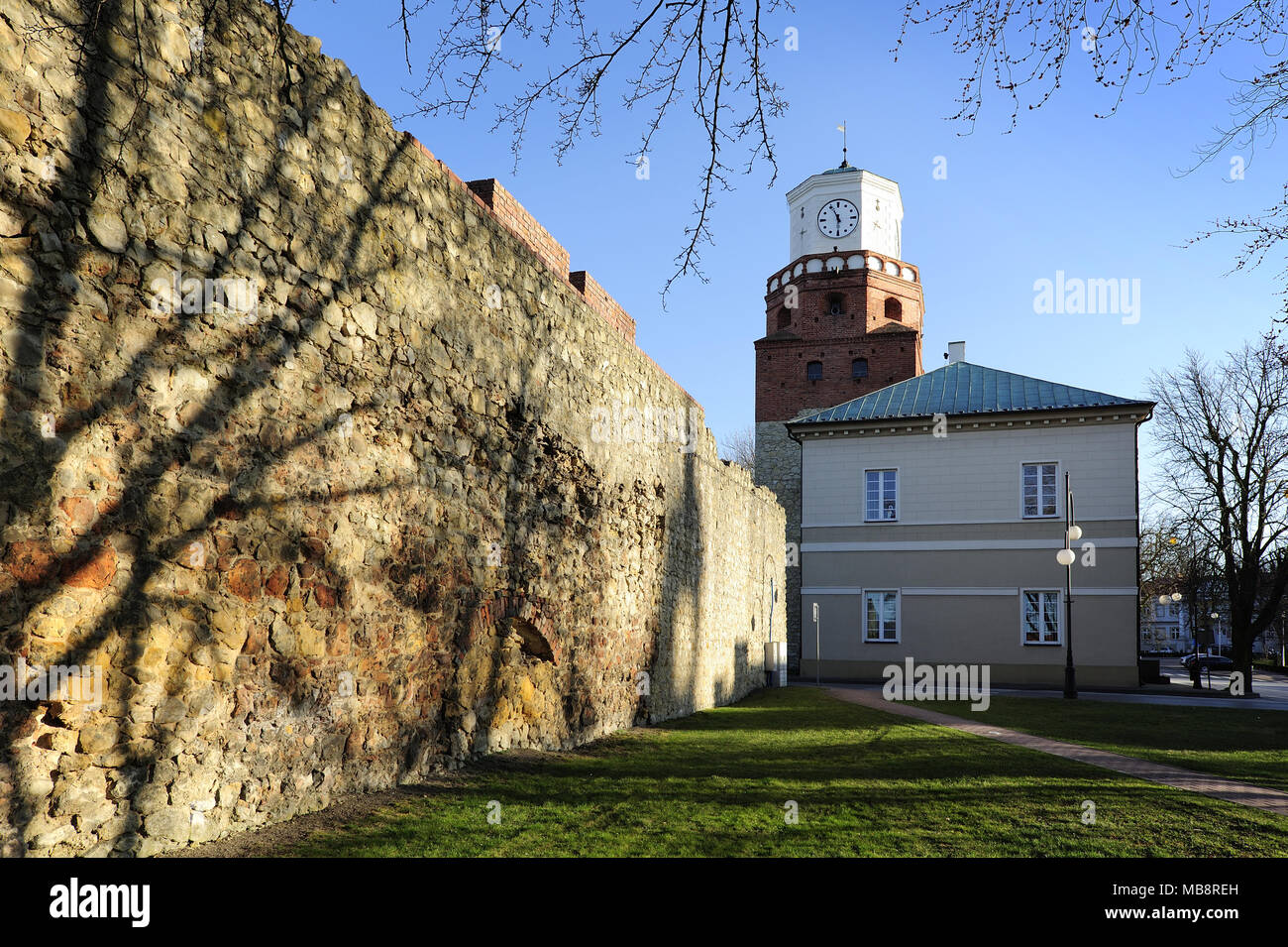 Wieluń fortifications, defensive walls, architecture, old, historical ...