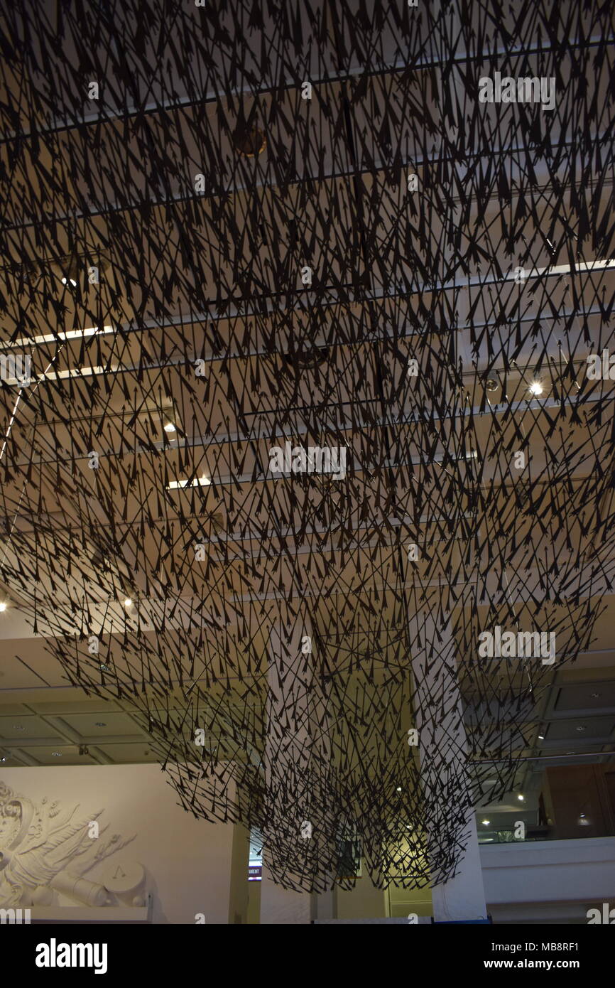 Representation of an arrow storm in the Royal Armouries Leeds Stock ...