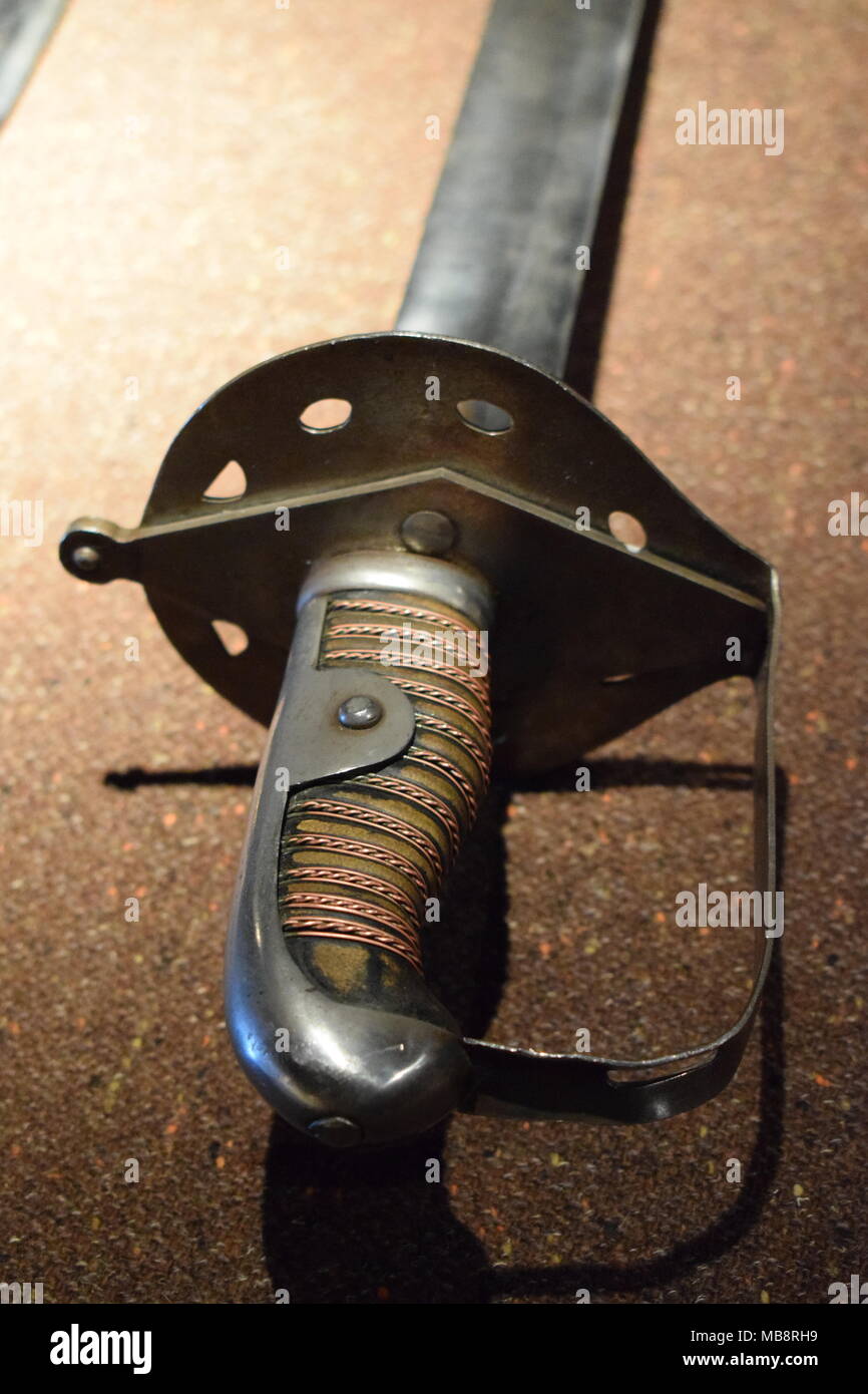 1796 Heavy Cavalry Sword in a interactive information session at the ...