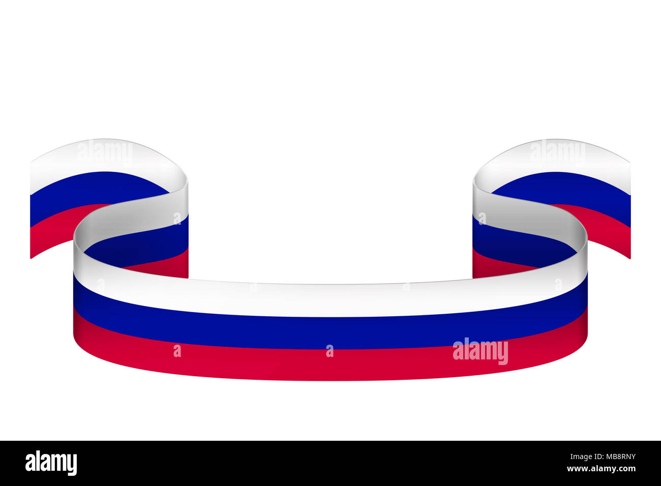 Wavy russian flag hi-res stock photography and images - Alamy