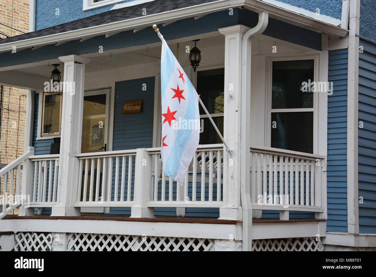 Chicago residents take pride in their city and frequently fly it's ...