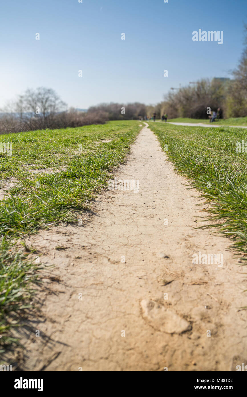 Narrow cycle track hi-res stock photography and images - Alamy