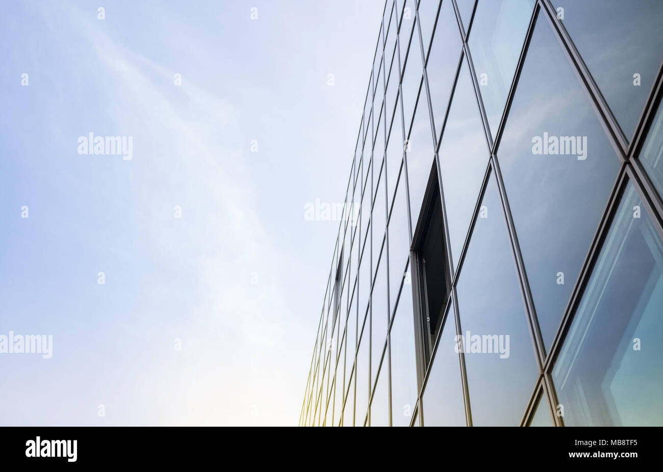 Modern facade open windows hi-res stock photography and images - Alamy