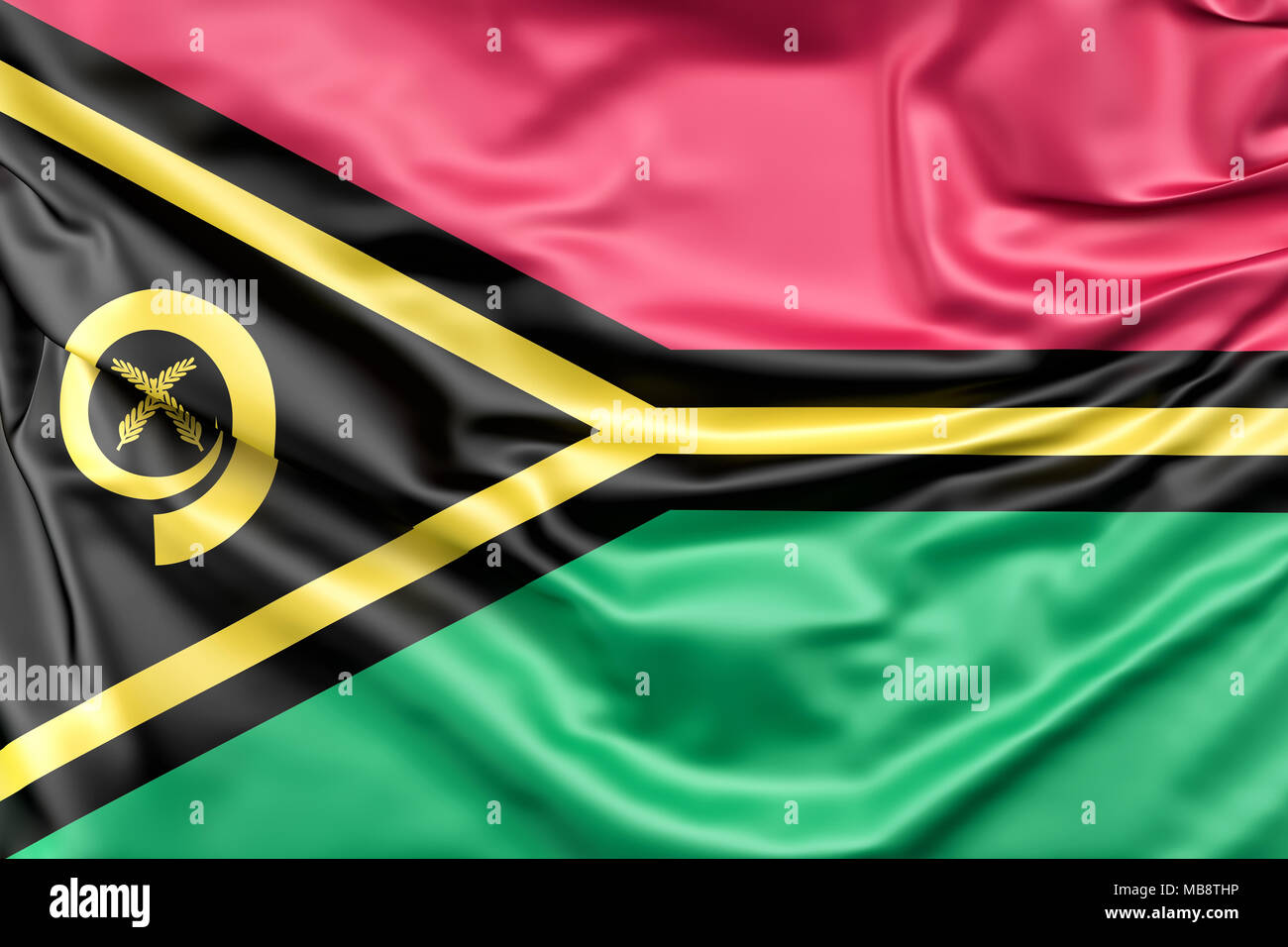 Flag of Vanuatu Stock Photo - Alamy