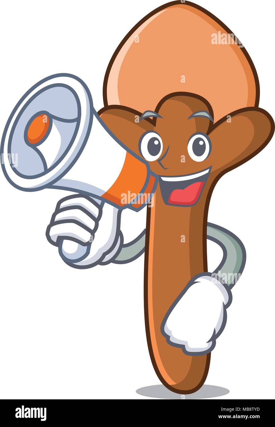 With megaphone cloves character cartoon style Stock Vector Image & Art ...