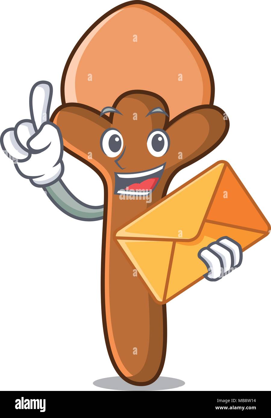 Envelope cloves character cartoon style Stock Vector Image & Art - Alamy