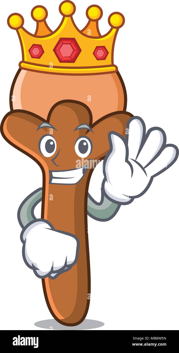 King cloves mascot cartoon style Stock Vector Image & Art - Alamy