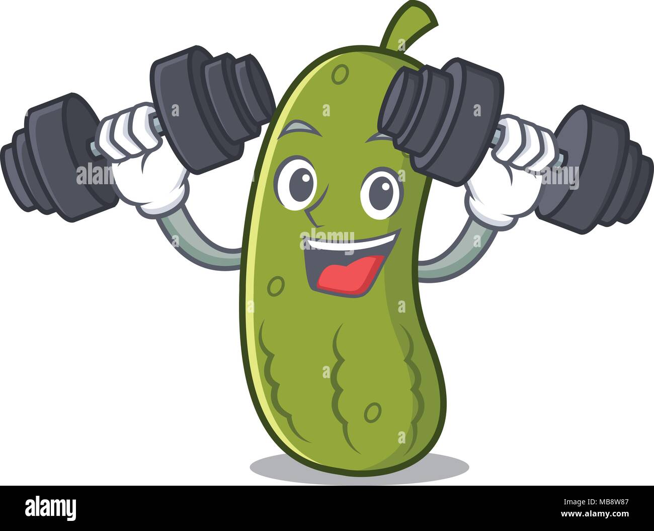 Fitness pickle character cartoon style Stock Vector Image & Art - Alamy