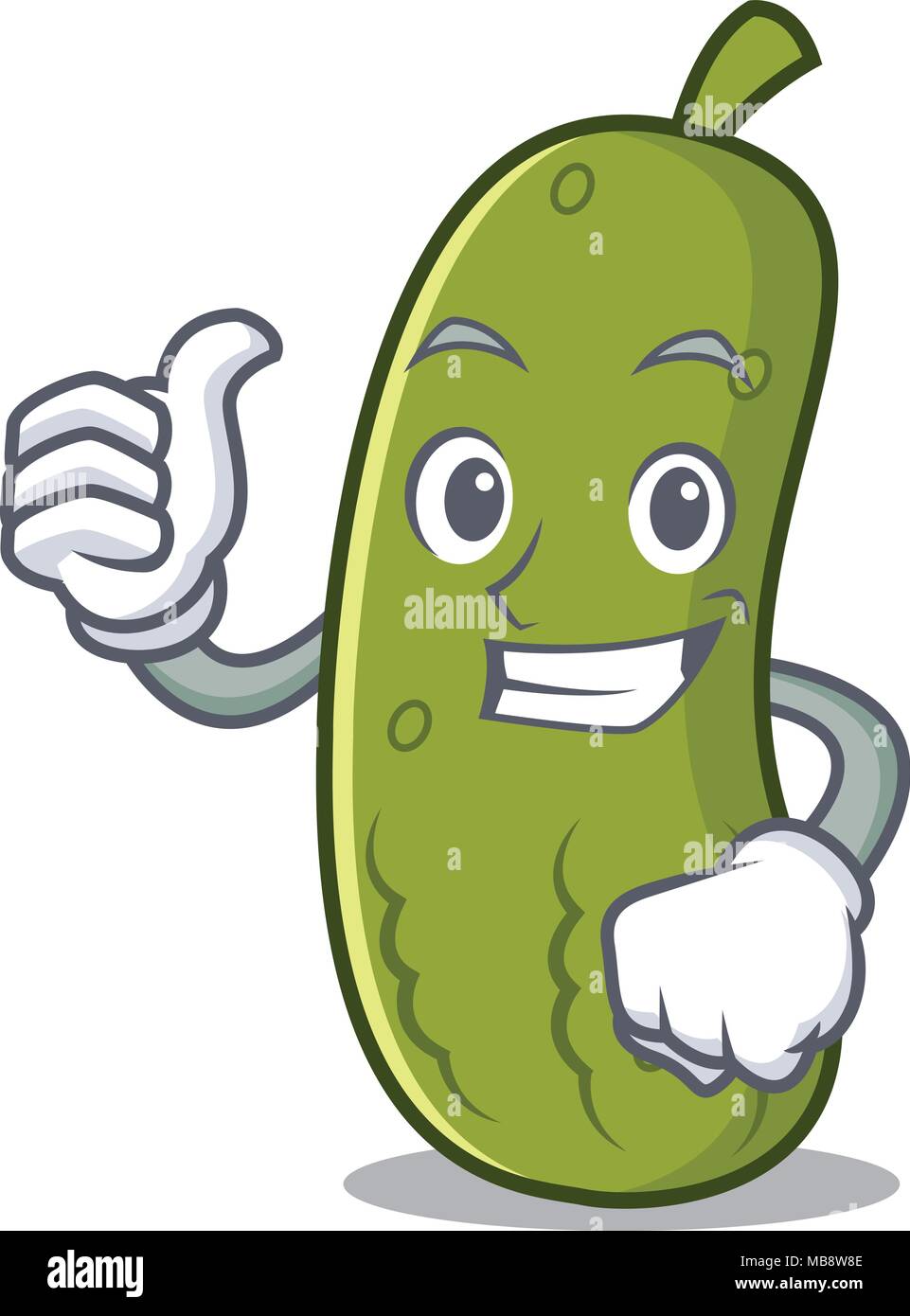 Happy Pickle Clipart