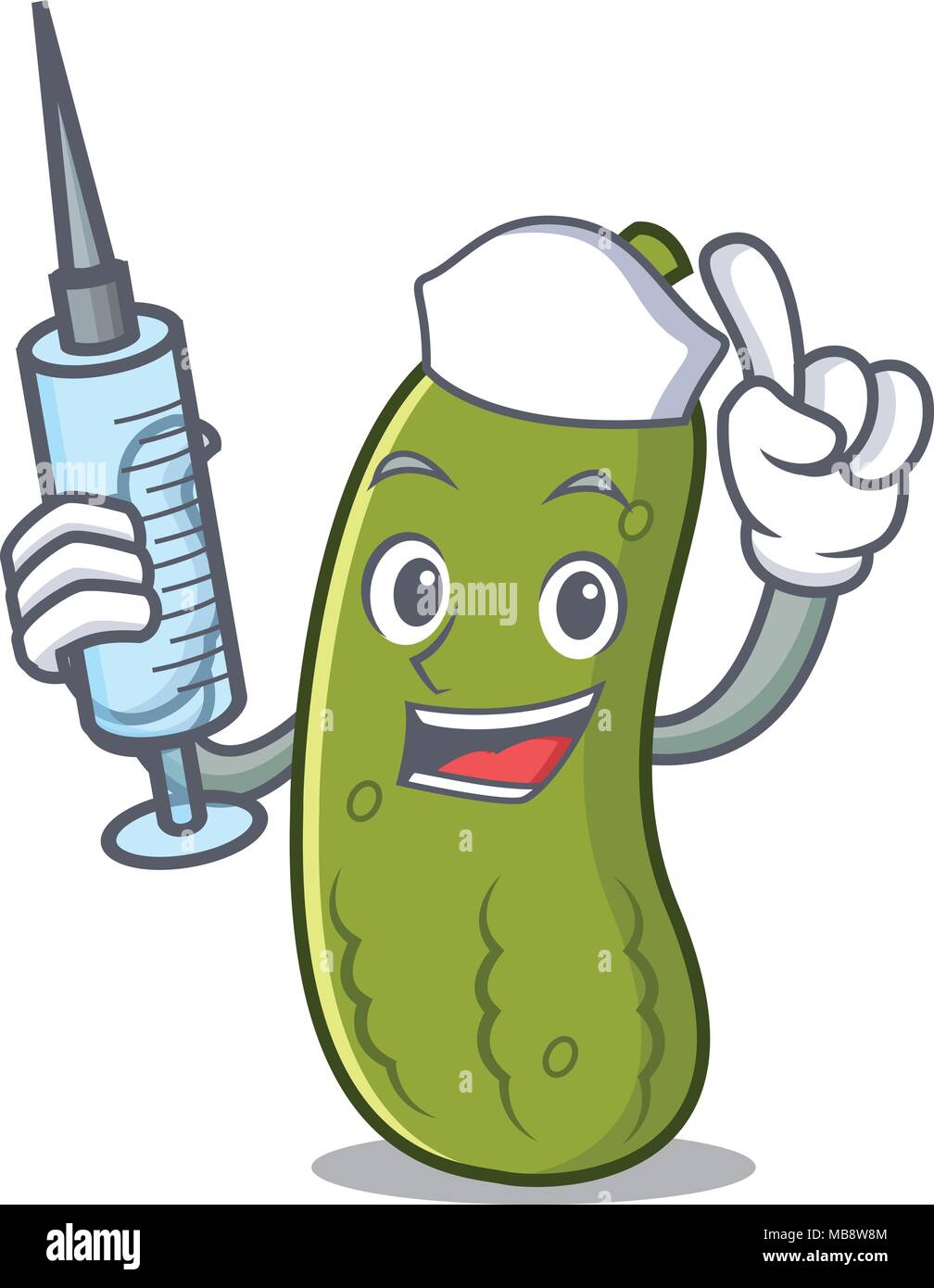 Nurse pickle character cartoon style Stock Vector Image & Art - Alamy