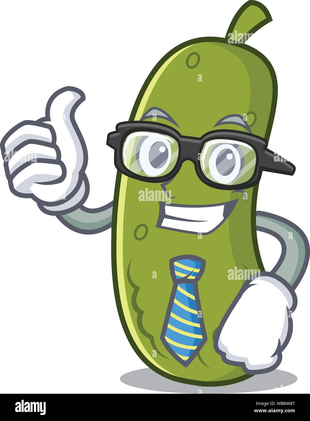 Businessman pickle character cartoon style Stock Vector Image & Art - Alamy