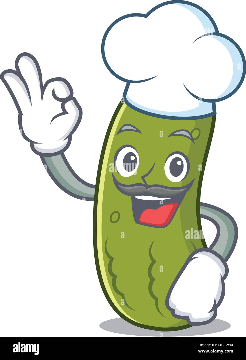 Happy funny pickle Stock Vector Images - Alamy