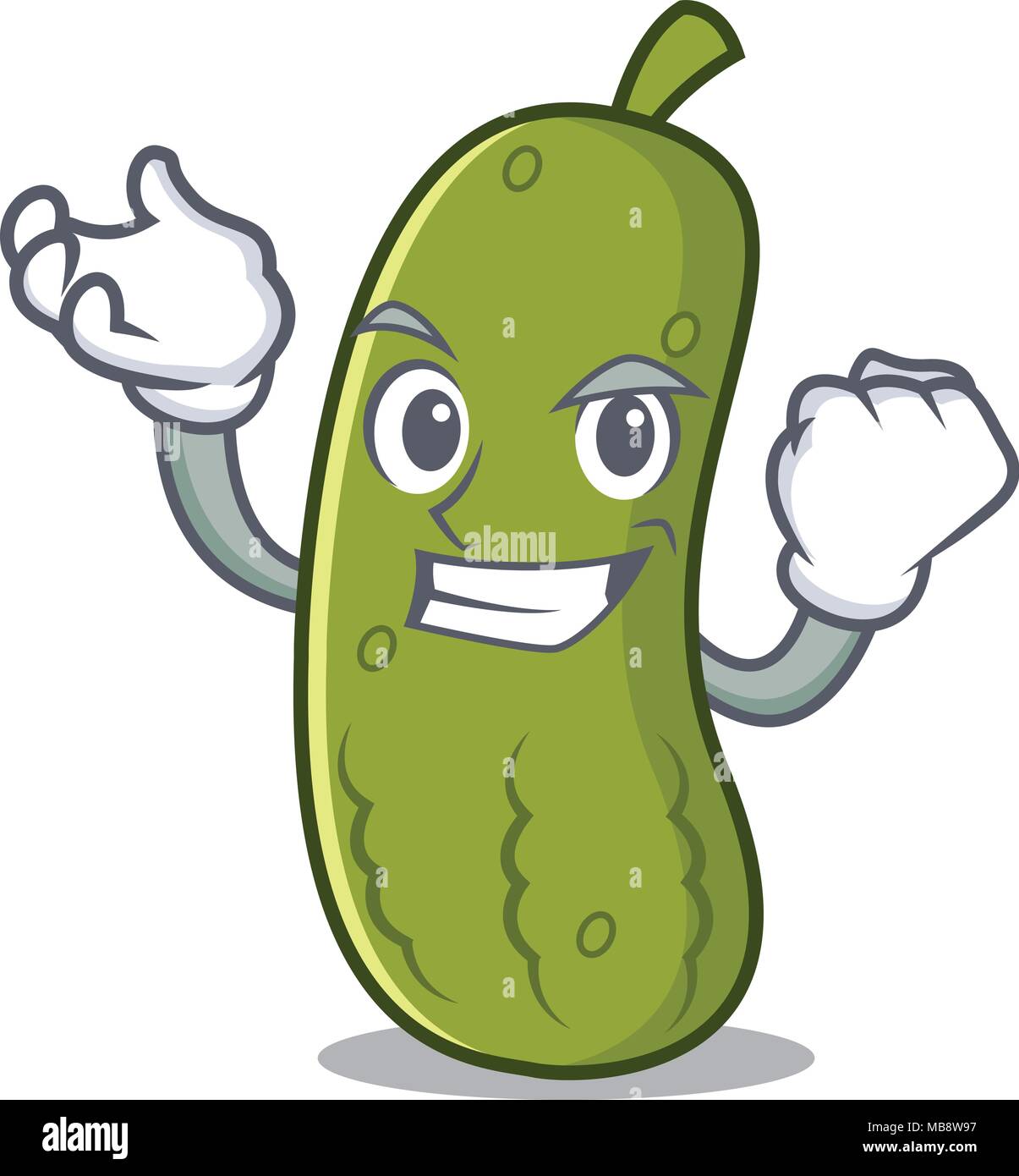 Successful pickle character cartoon style Stock Vector Image & Art - Alamy