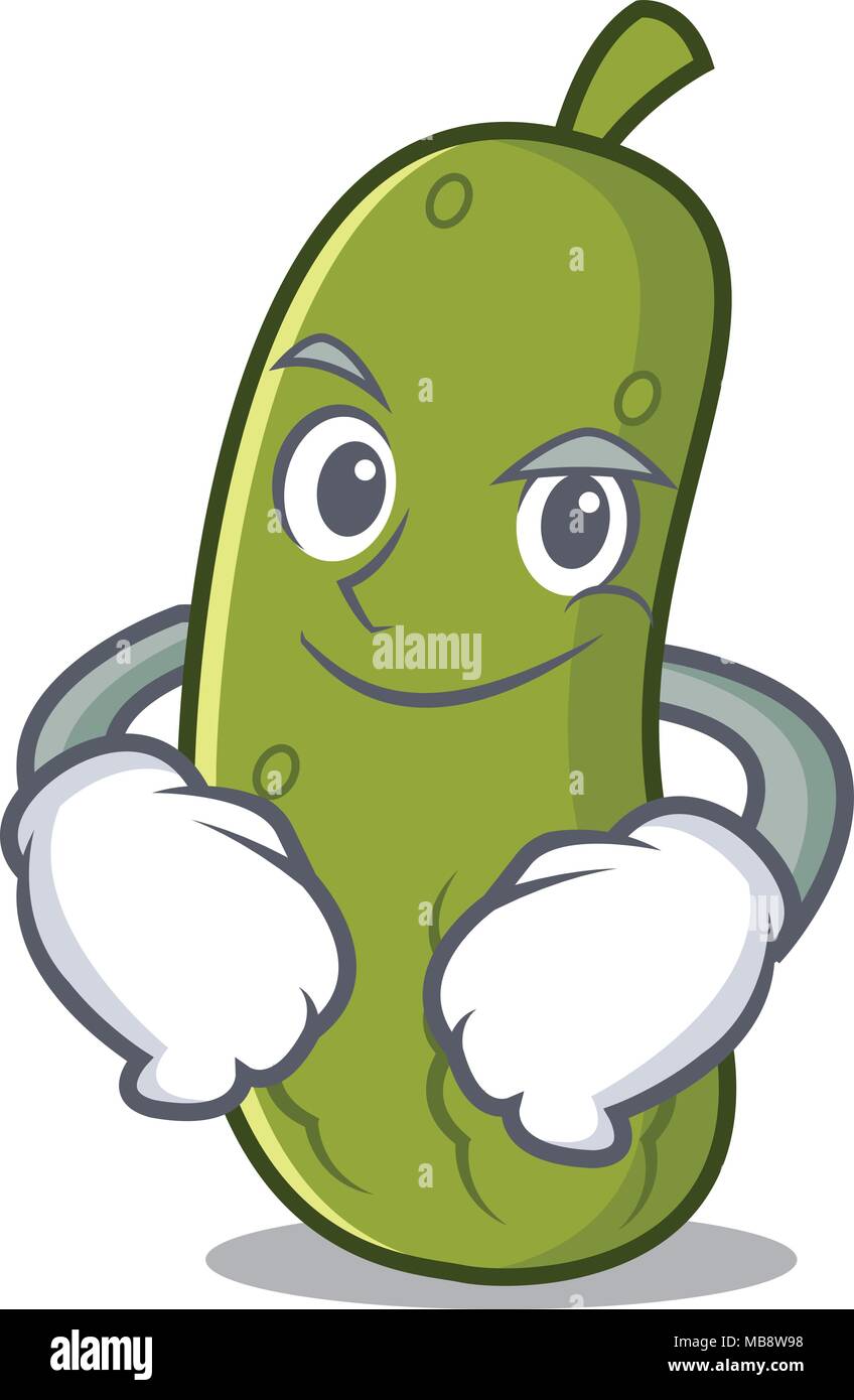 Smirking pickle character cartoon style Stock Vector Image & Art - Alamy