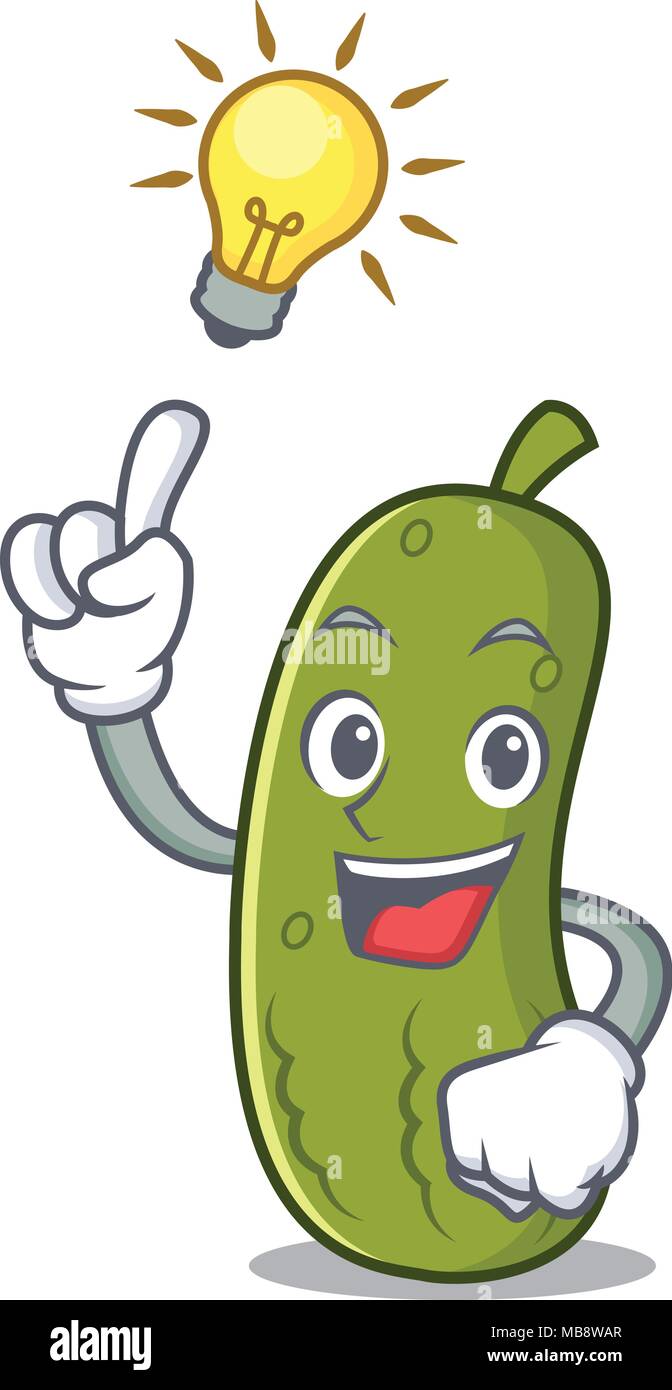 Idea pickle mascot cartoon style Stock Vector Image & Art - Alamy