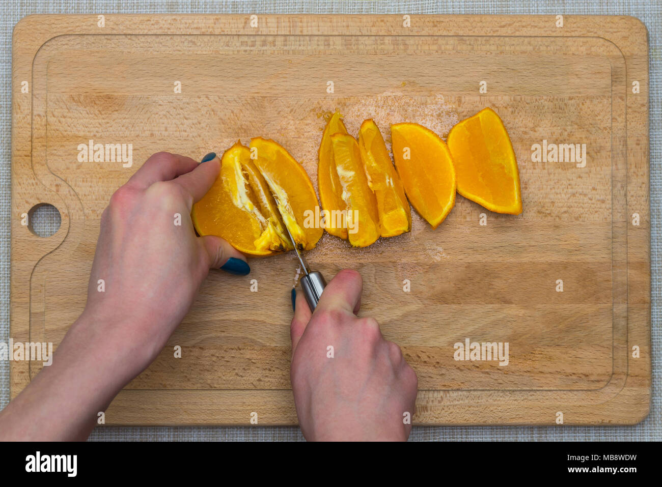 Cut on finger with knife hi-res stock photography and images - Alamy