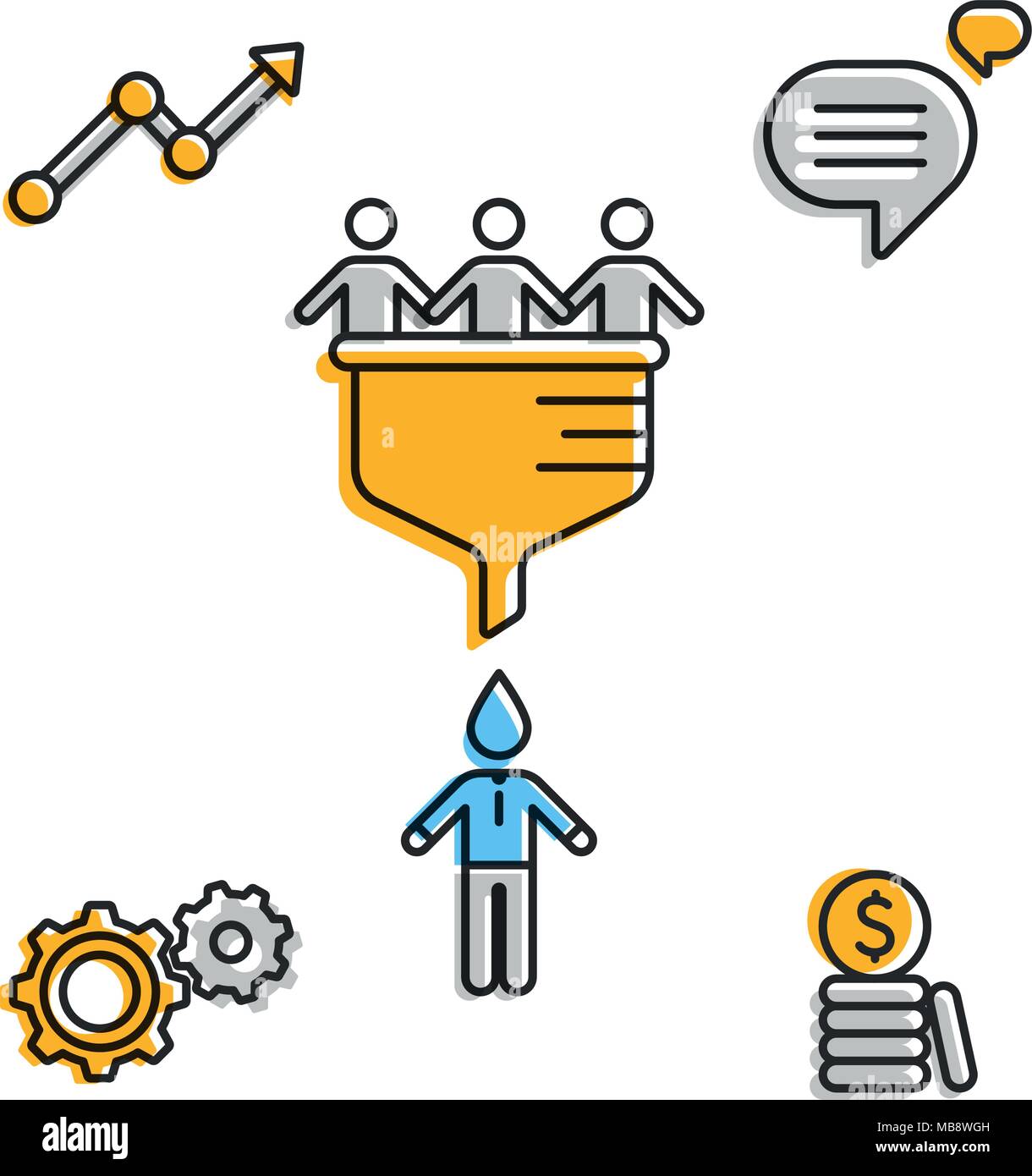 Background consumption Stock Vector Images - Alamy