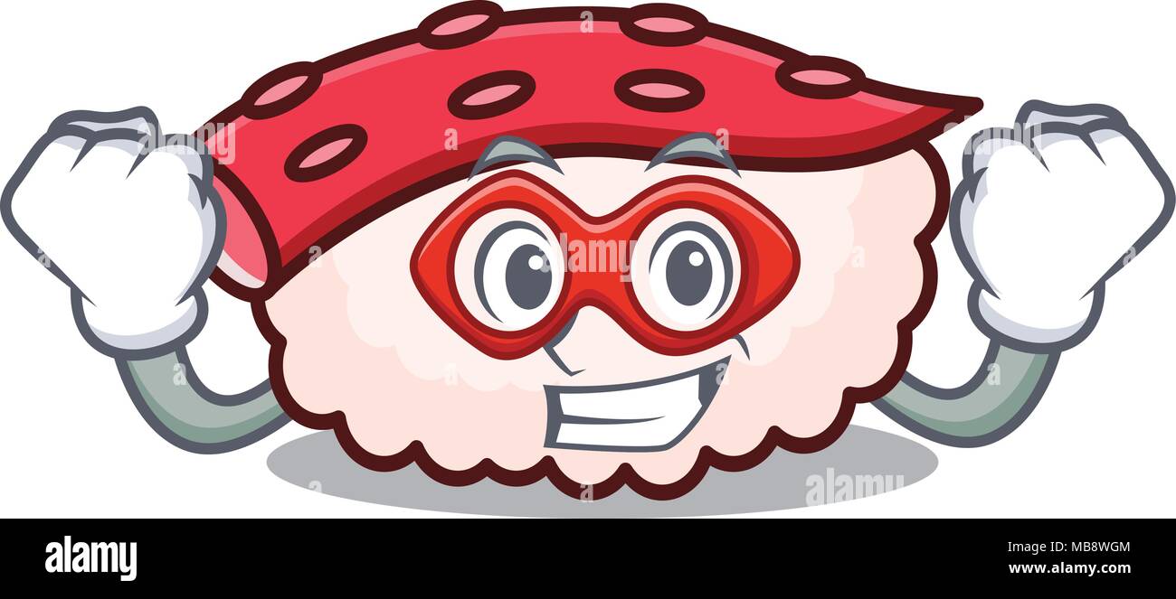 Super hero tako sushi character cartoon Stock Vector Image & Art - Alamy