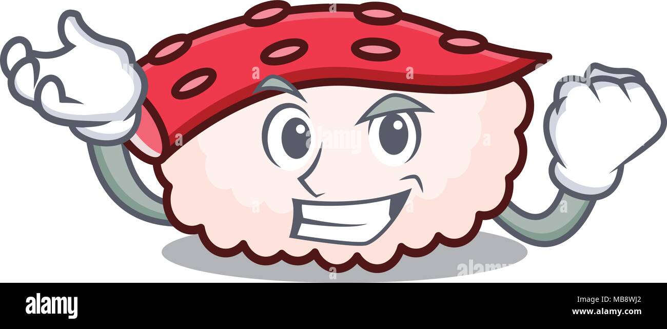 Successful tako sushi character cartoon Stock Vector Image & Art - Alamy