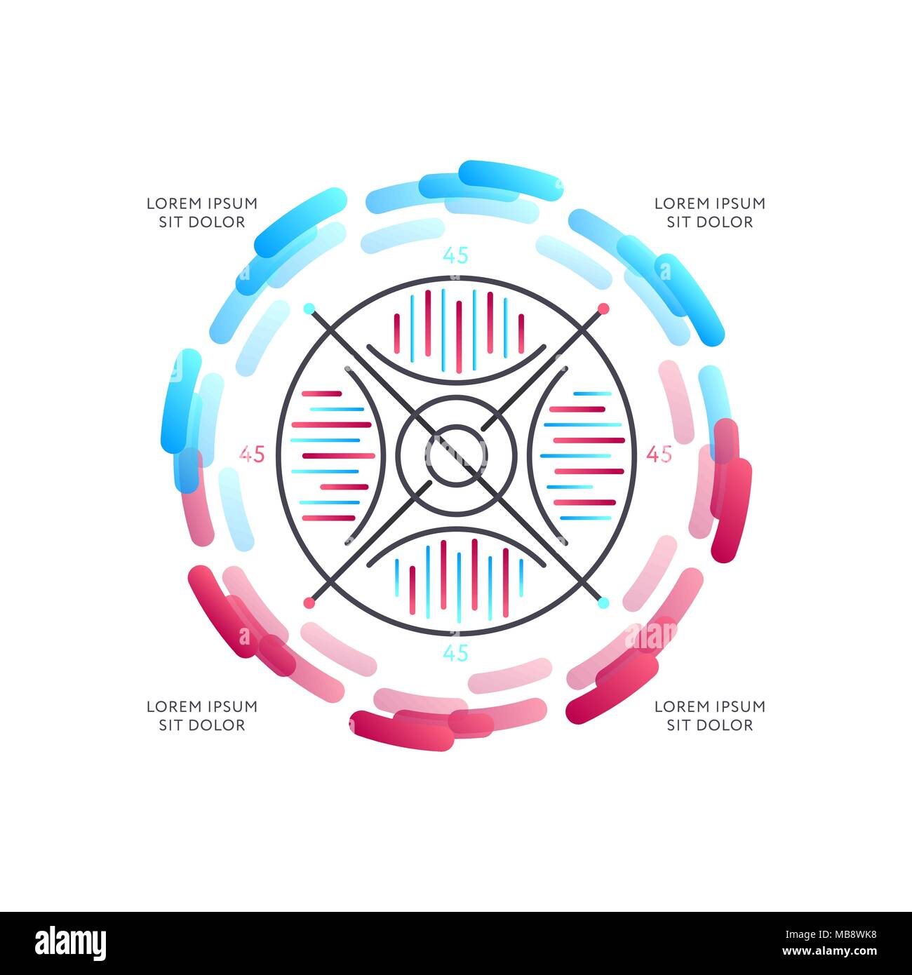 Analysis graphic isolated on white background Stock Vector Image & Art ...