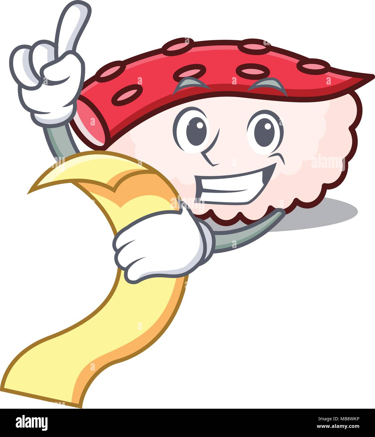 Menu food list sushi Stock Vector Images - Alamy