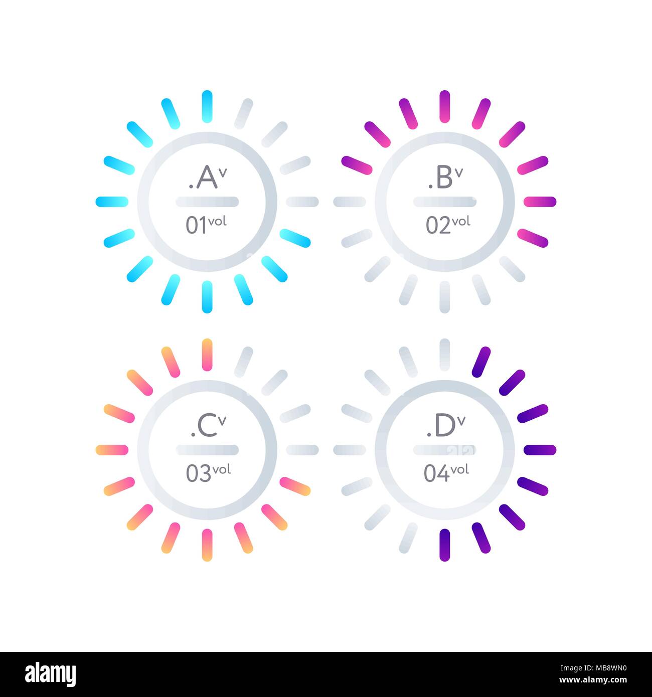 Financial report isolated on white background Stock Vector Image & Art ...