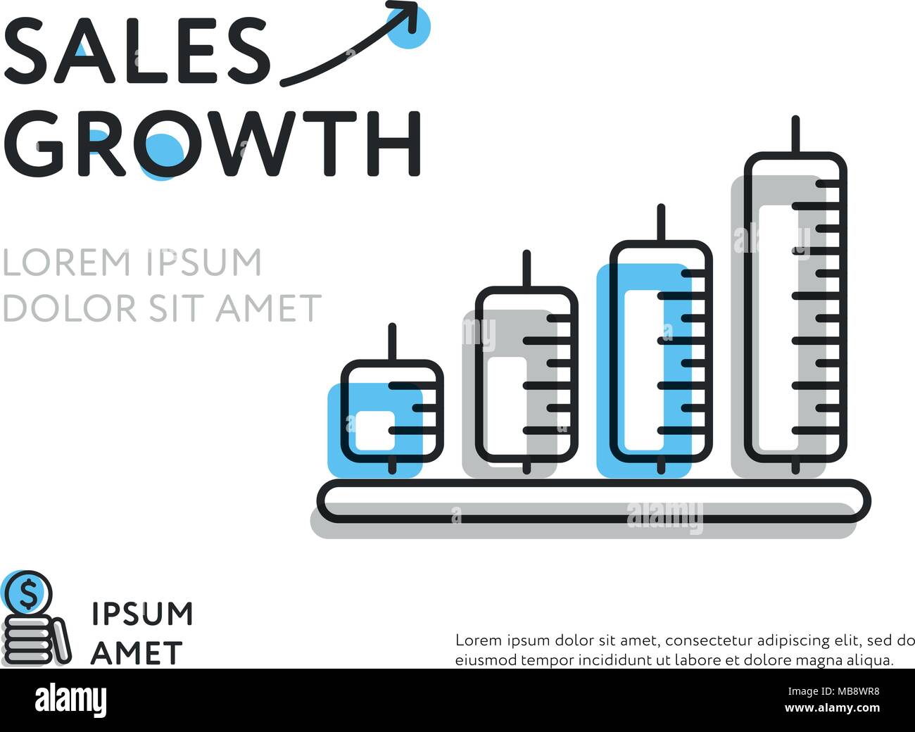 Colorful design for sales uplift Stock Vector Image & Art - Alamy