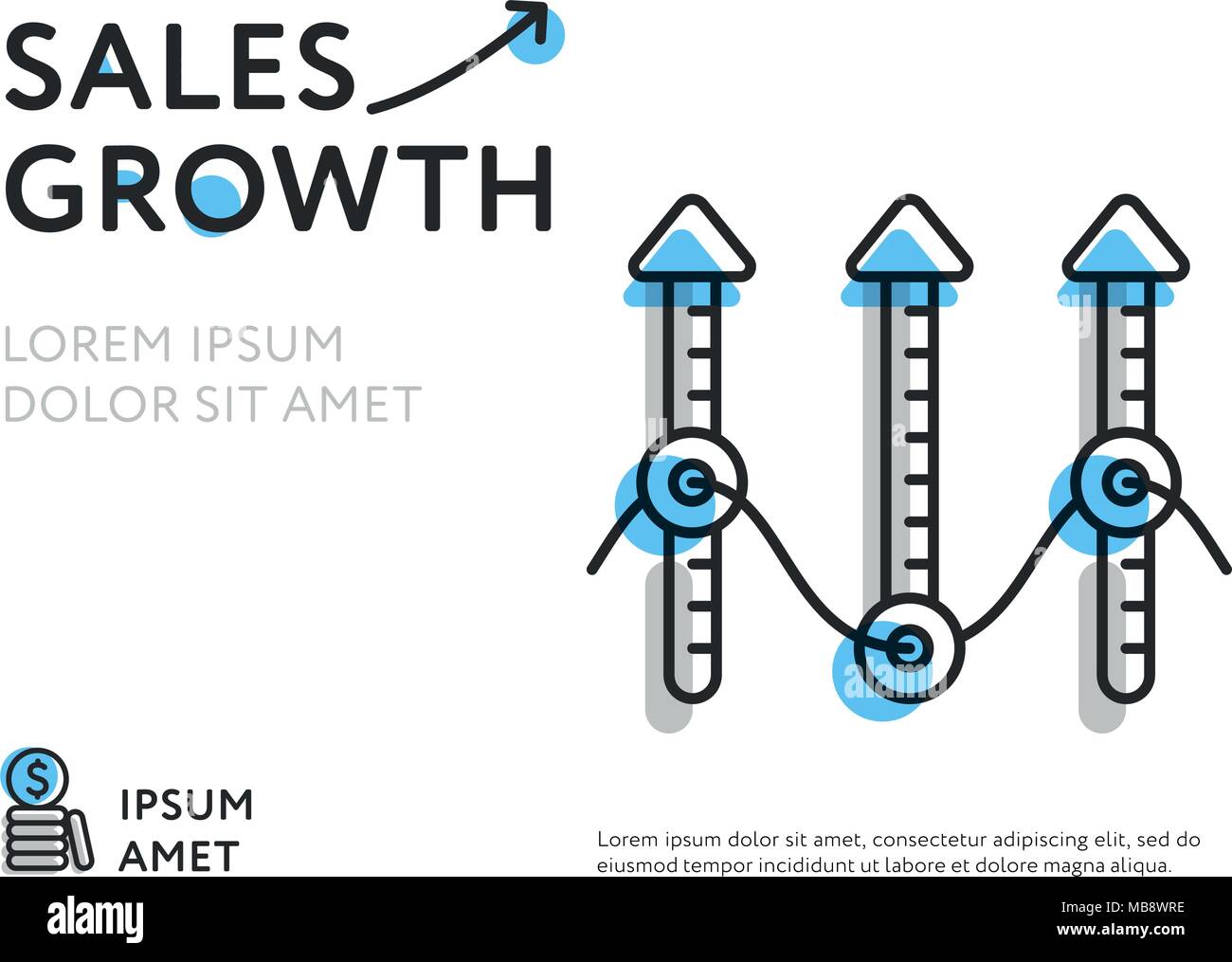 Sales report Stock Vector Images - Alamy