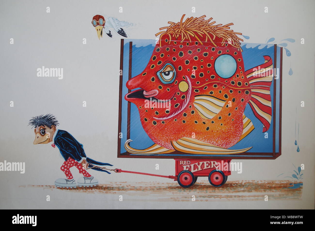 The Fish Story Stock Photo - Alamy