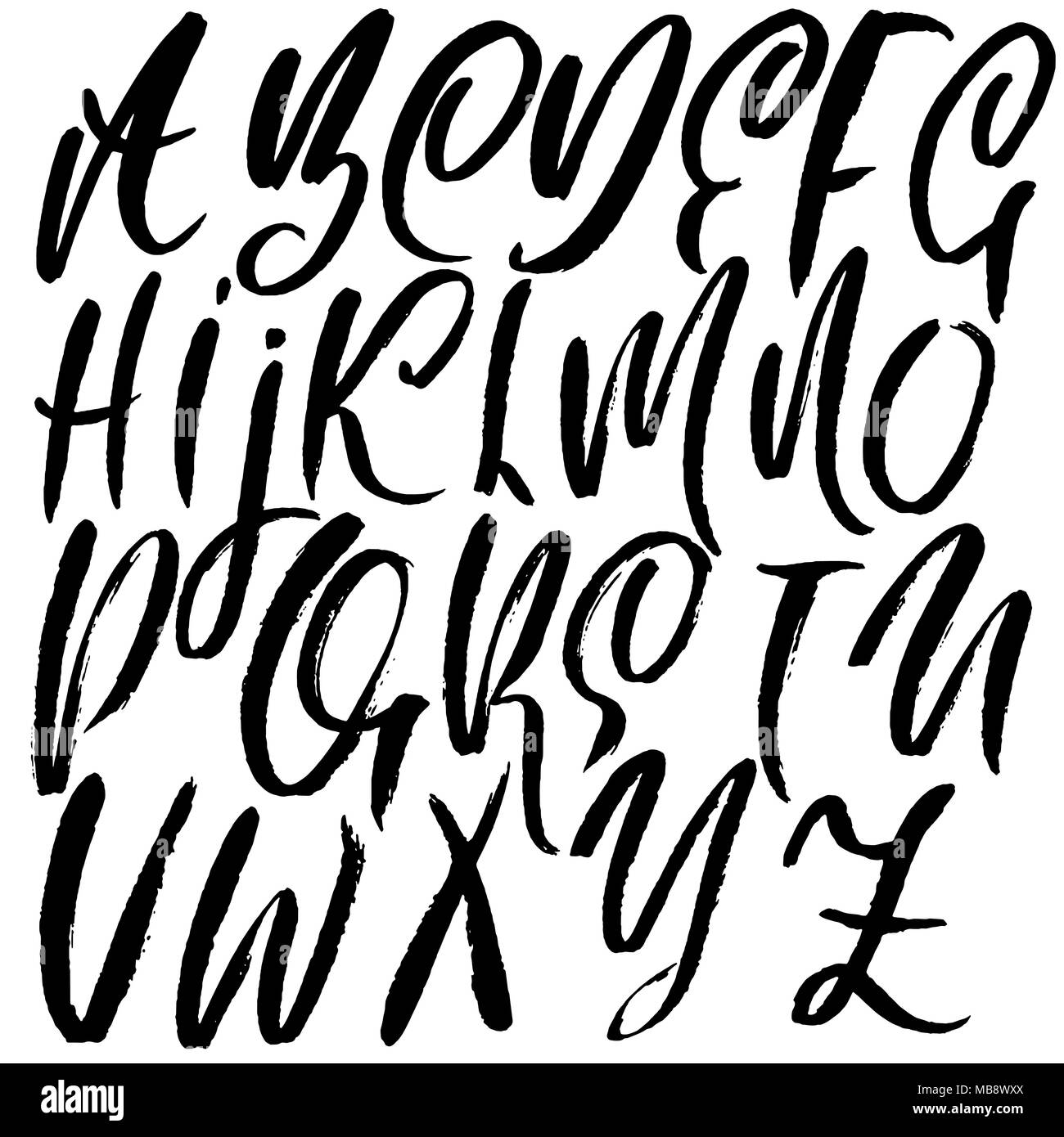 Script Fonts Alphabet Bold