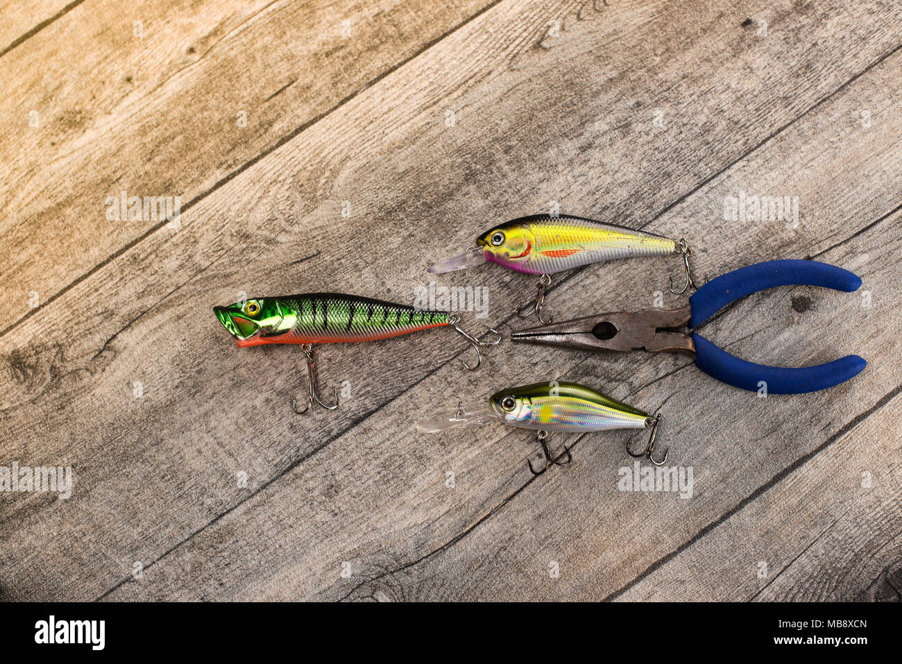 Bait casting lures hi-res stock photography and images - Alamy