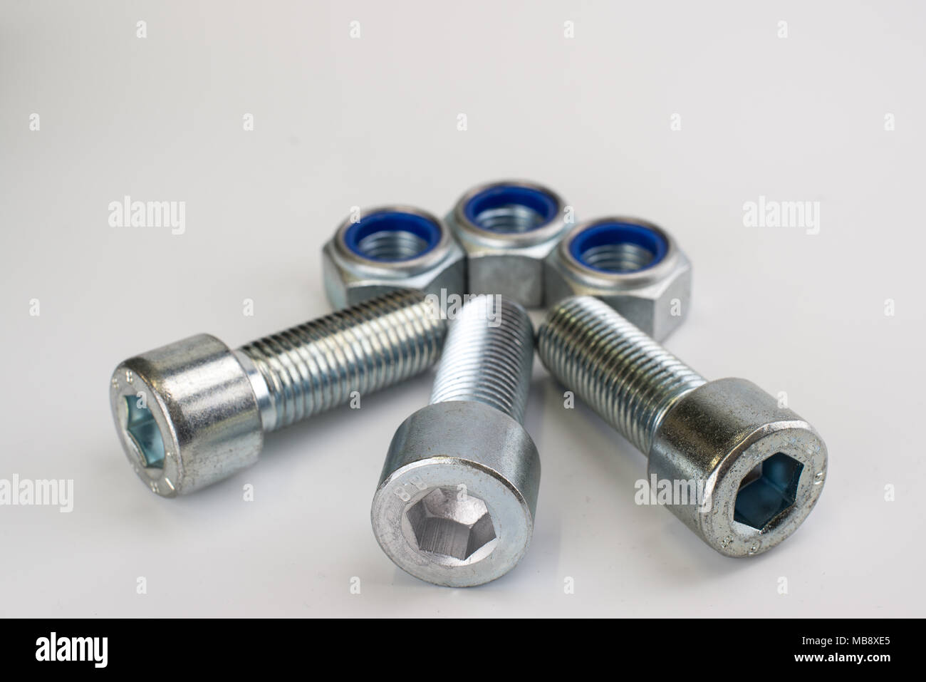 Hexagon head screws hi-res stock photography and images - Alamy