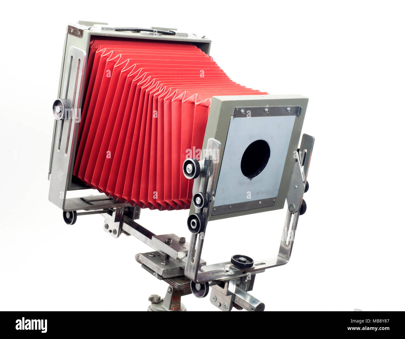 Red bellows large format Cut Out Stock Images & Pictures - Alamy
